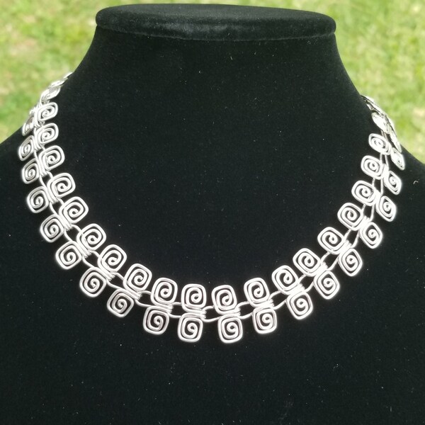 Spiral Necklace - Etsy