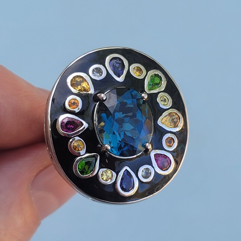 Gemstone Ring - Etsy