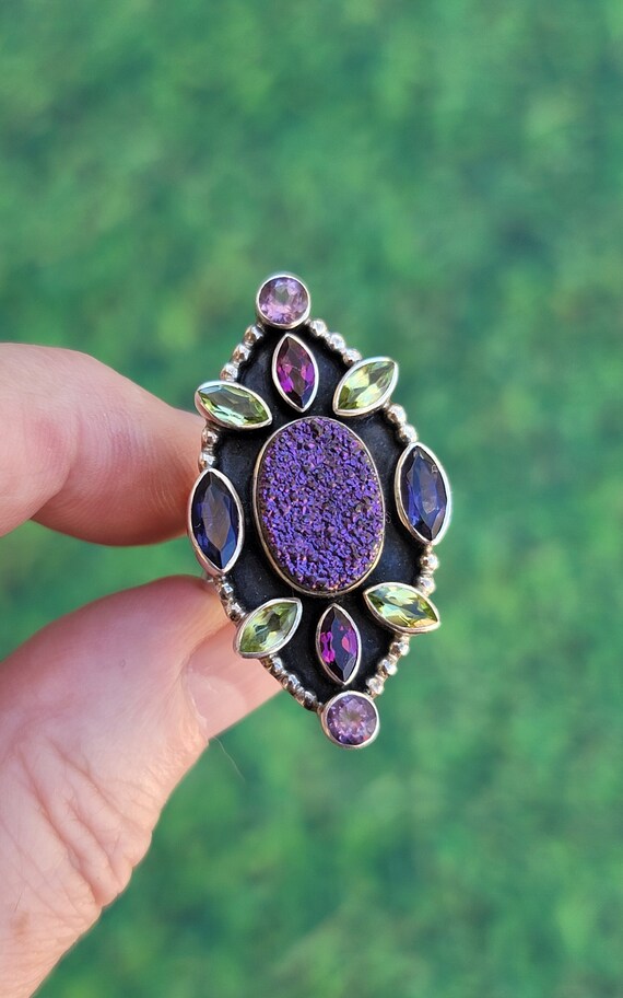 Nicky Butler pink gemstone Limited addition sterling … - Gem