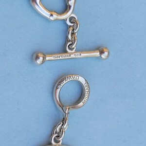 Michael Dawkins Stirrup Style 925 Sterling Silver Bracelet 7 1/4 Long ...