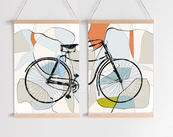 Abstract Bicycle Art - Etsy