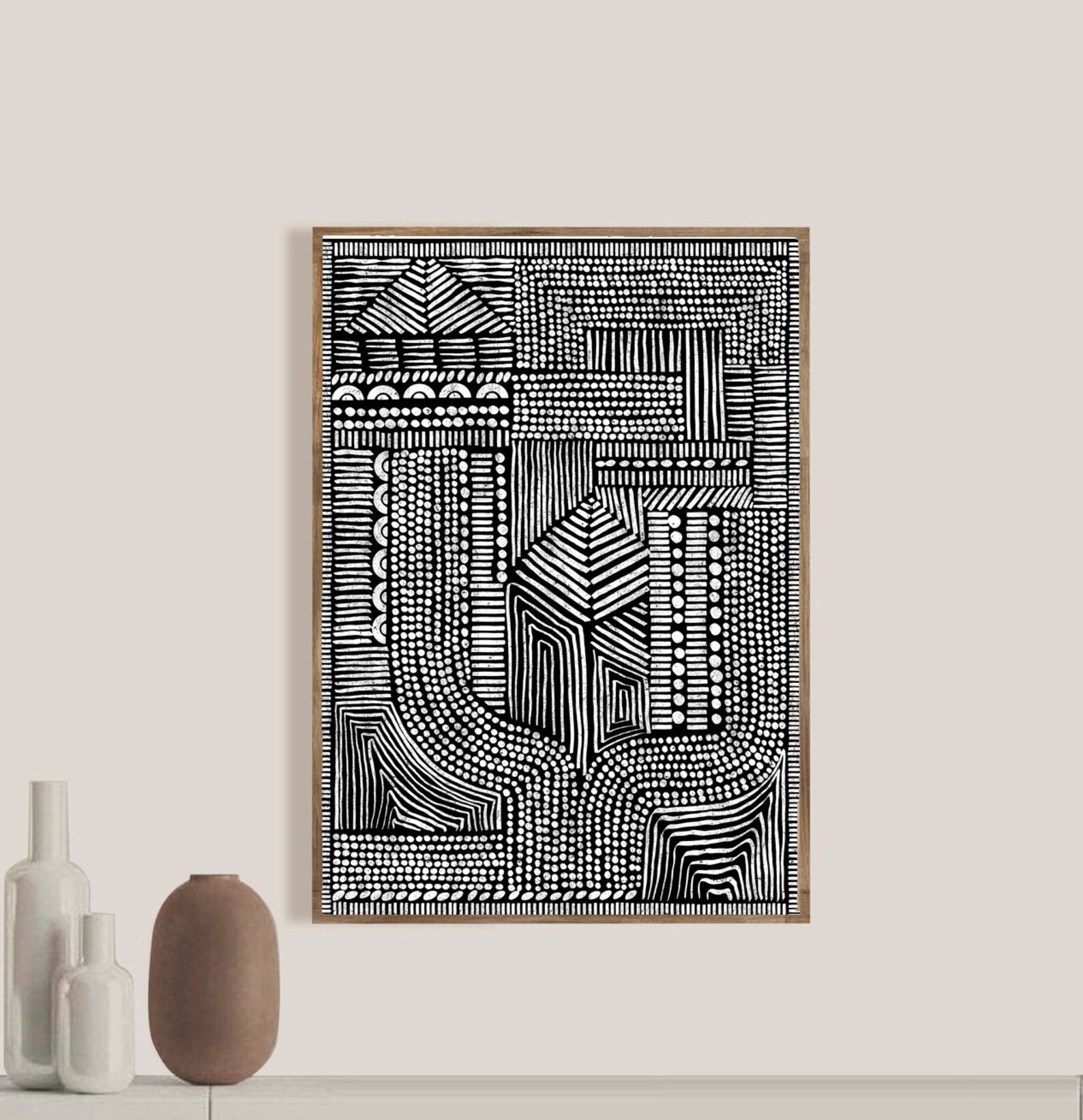 Downloadable Digital Printtribal Abstract Print Downloadable | Etsy