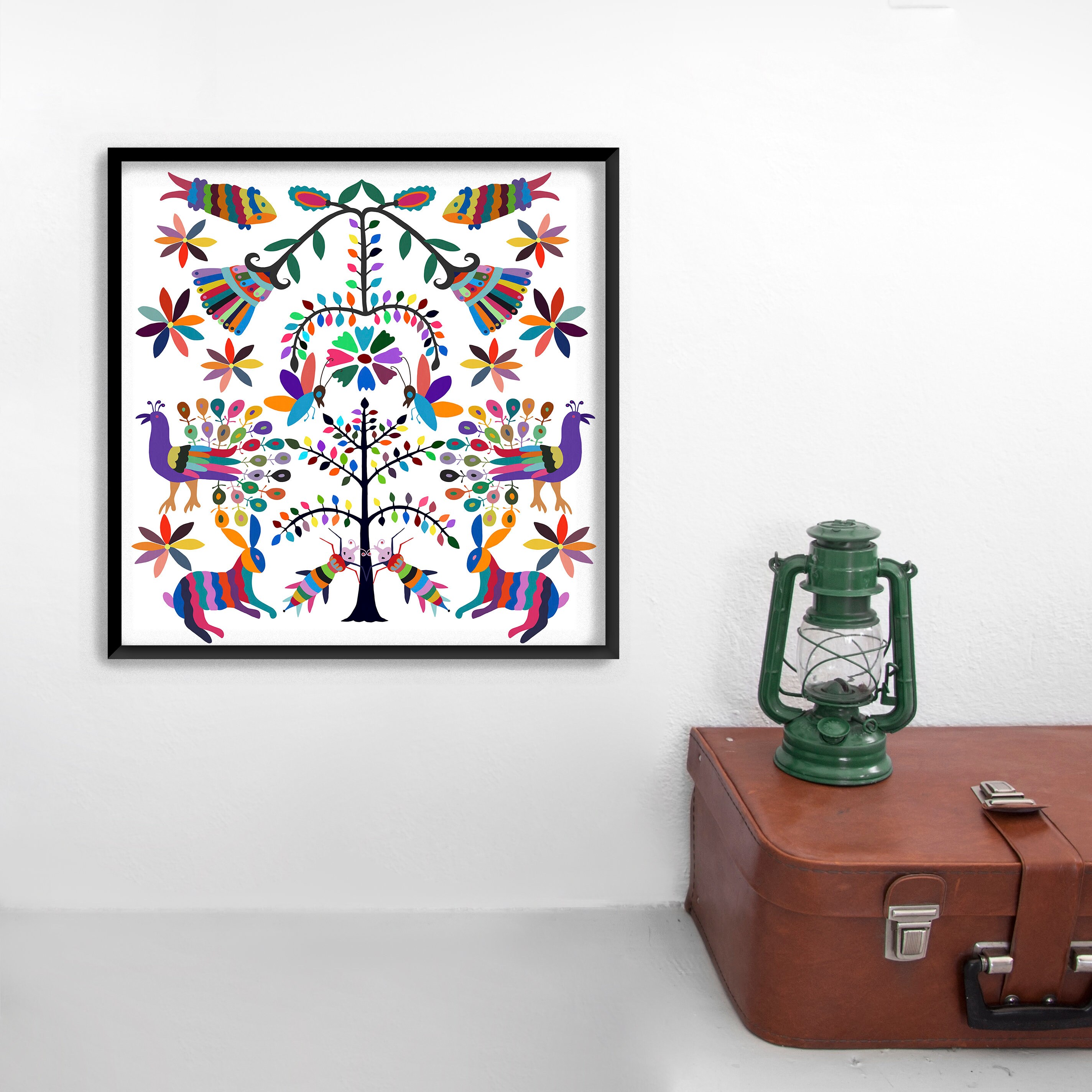 Downloadable Digital Print Mexican Art Mexican Floral Animal - Etsy