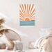 Digital Downloadable Print Half-sun Shape Print Modern Room - Etsy