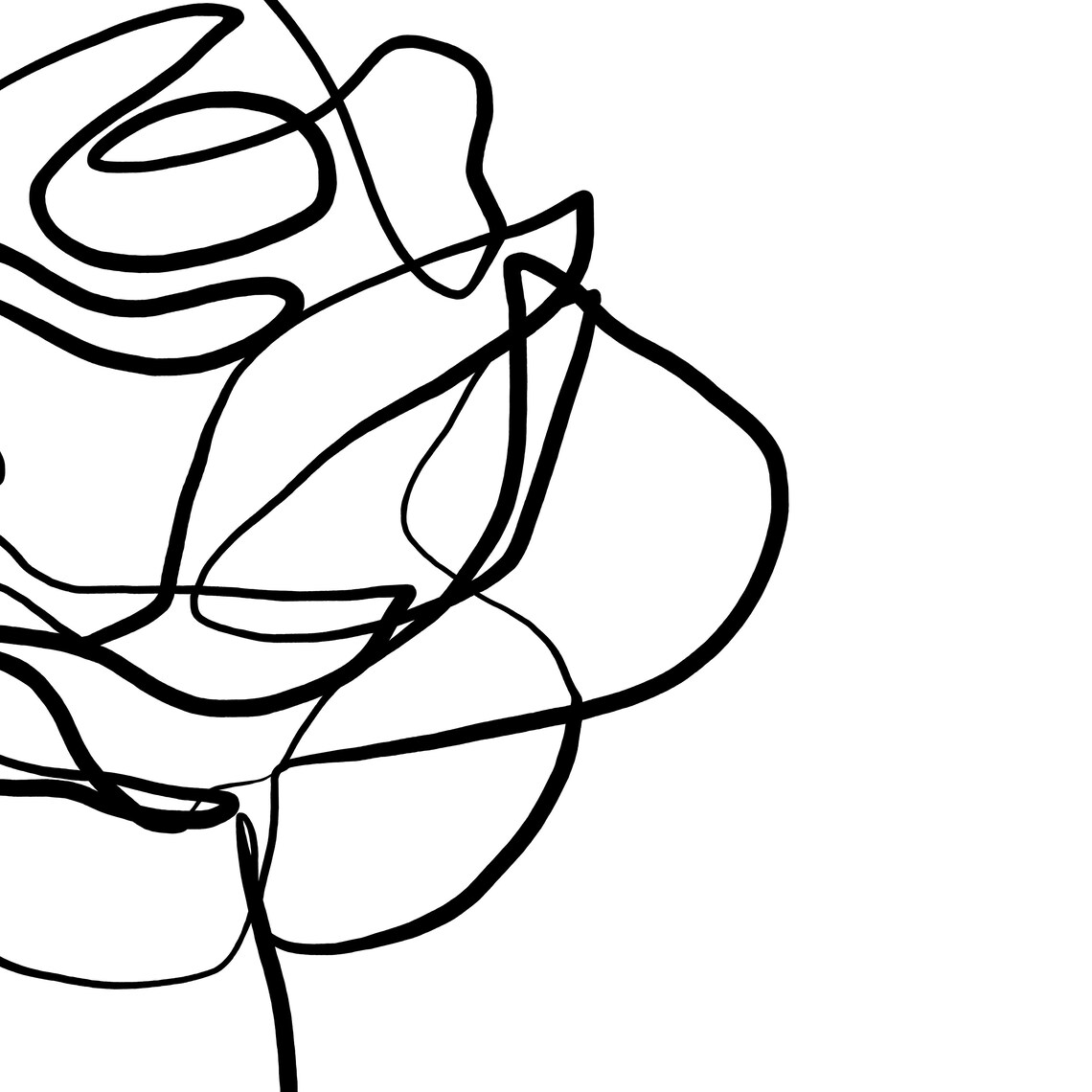 Downloadable Digital Print Line Drawing Flower Print Rose - Etsy