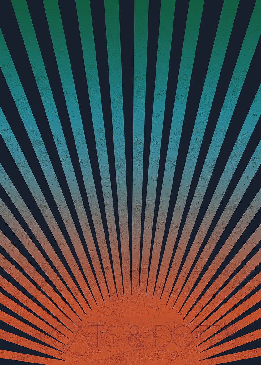 Downloadable Digital poster Sun Poster Sun Colorful Print | Etsy