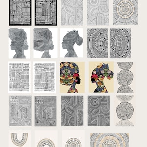 Downloadable Digital Print,tribal Abstract Print, Downloadable Print ...