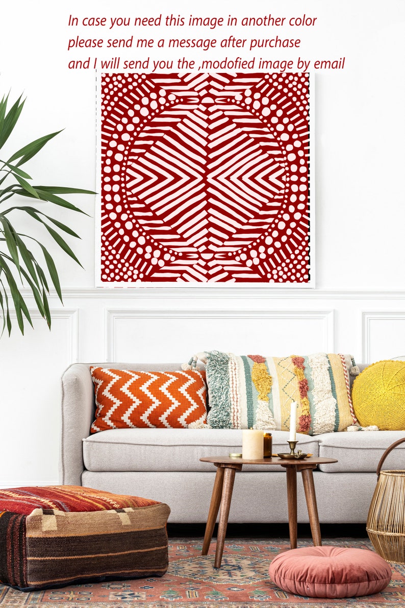 Digital Downloadable Print Set Tribal Sun Modern Room Decor | Etsy