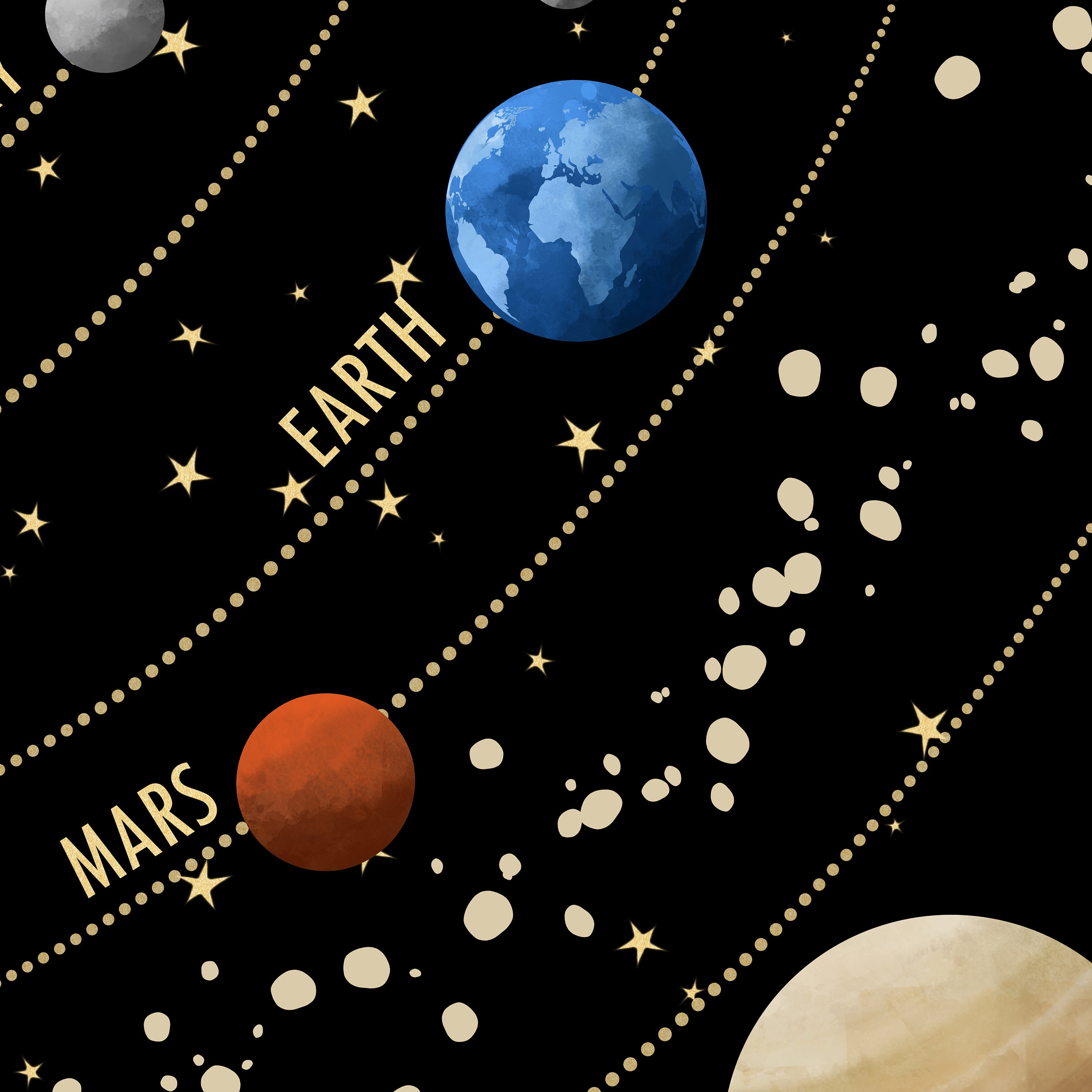 Digital Downloadable Print Space Nursery Prints Space - Etsy