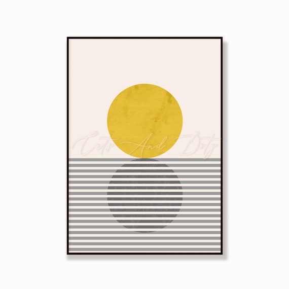 Downloadable Digital Print Printable Mid Century Art Modern - Etsy