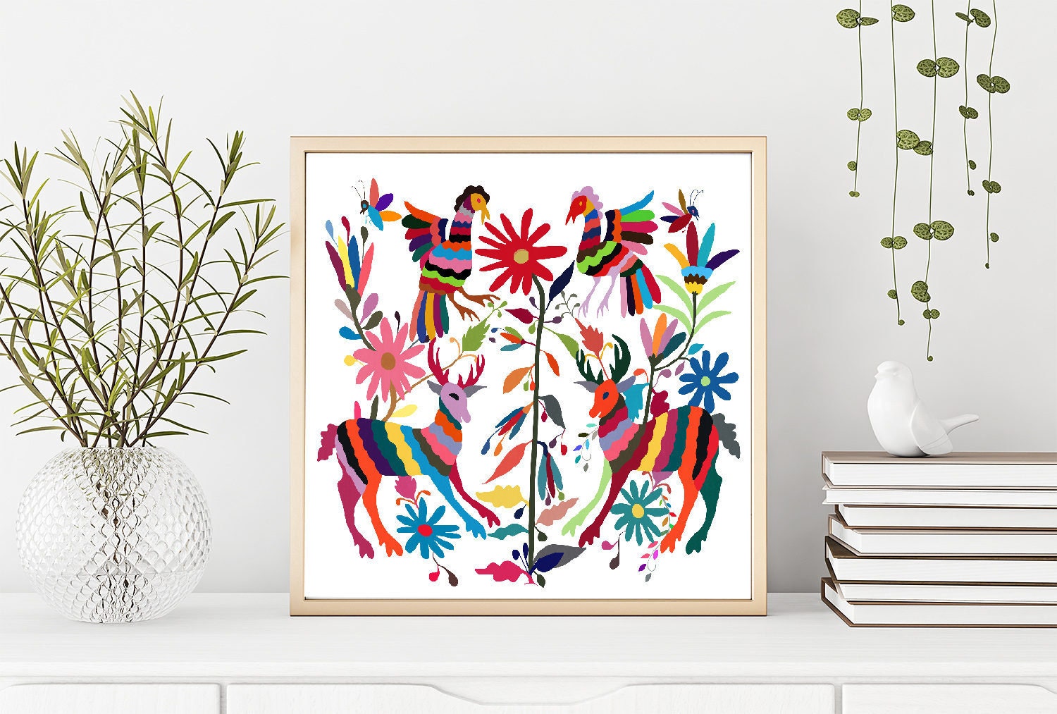 Downloadable Digital Print Mexican Art Abstract Colorful - Etsy
