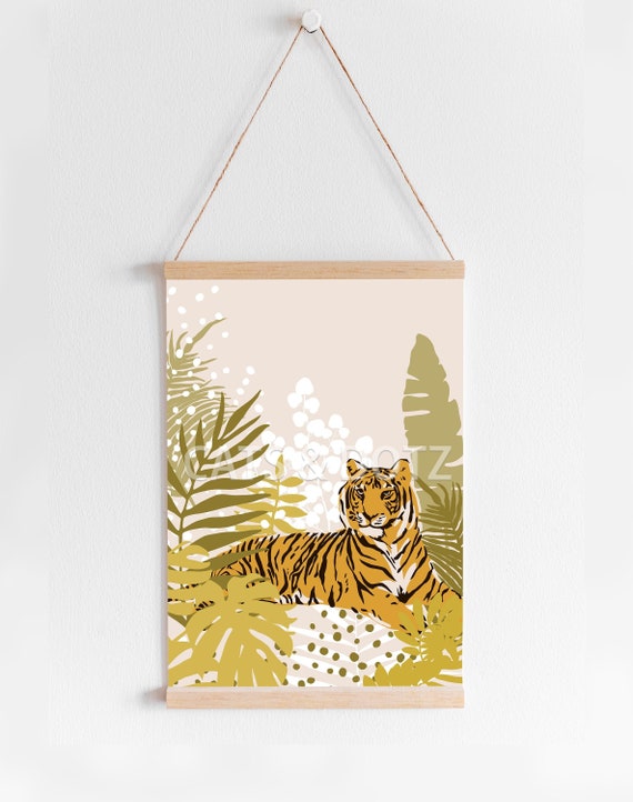 Downloadable Digital Print Tiger Print Modern Decor Wall - Etsy