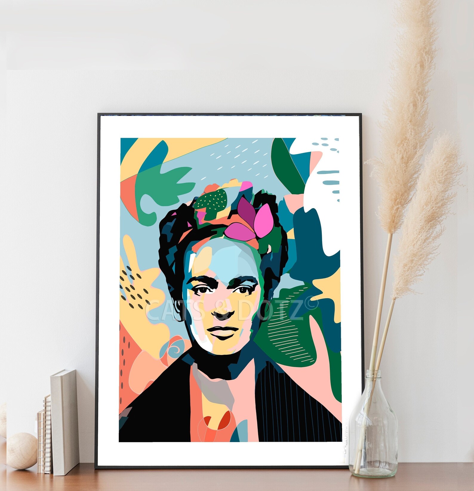 Downloadable Digital Image Downloadable Kahlo Portrait Kahlo - Etsy