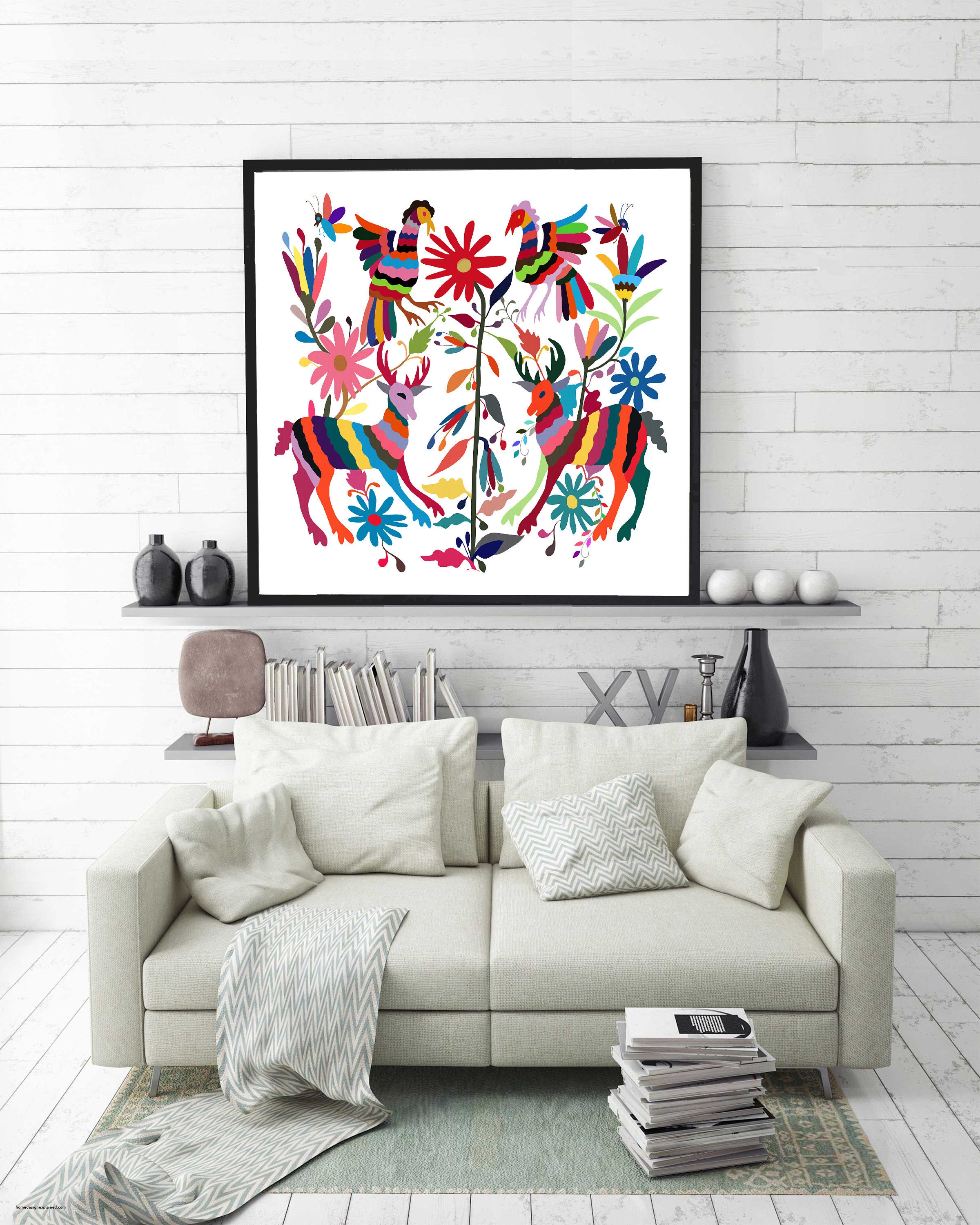 Downloadable Digital Print Mexican Art Abstract Colorful - Etsy