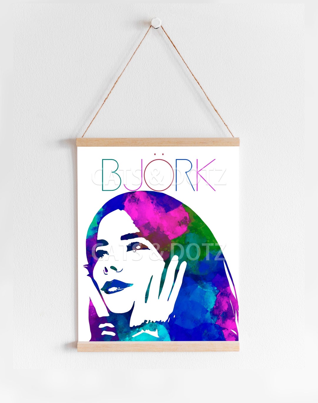 Downloadable Digital Print, Bjorkposter, Abstract Digital Print ...