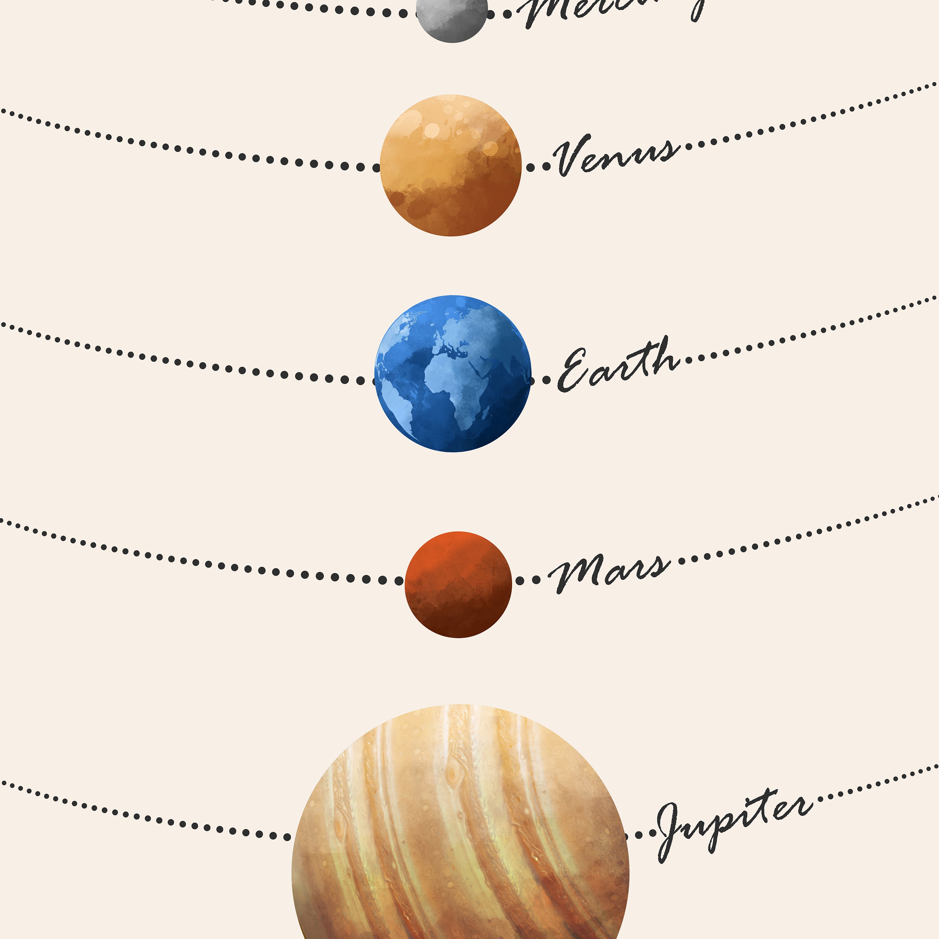 Digital Downloadable Print Space Nursery Prints Space | Etsy