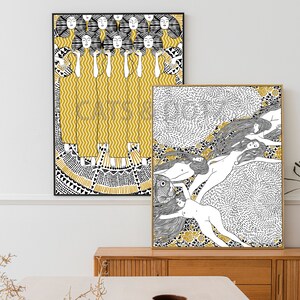Downloadable Digital Print, Fish Blood, Gustav Klimt, Klimt Inspired ...