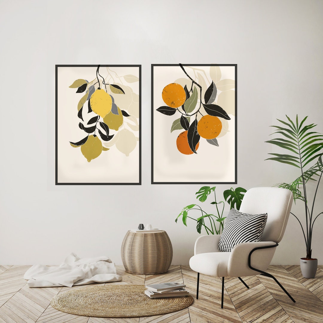 Downloadable Digital Print, Fruit Art, Digital Print, Kitchen Prints ...