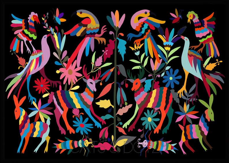 Downloadable Digital Print Mexican Art Colorful Decorative - Etsy