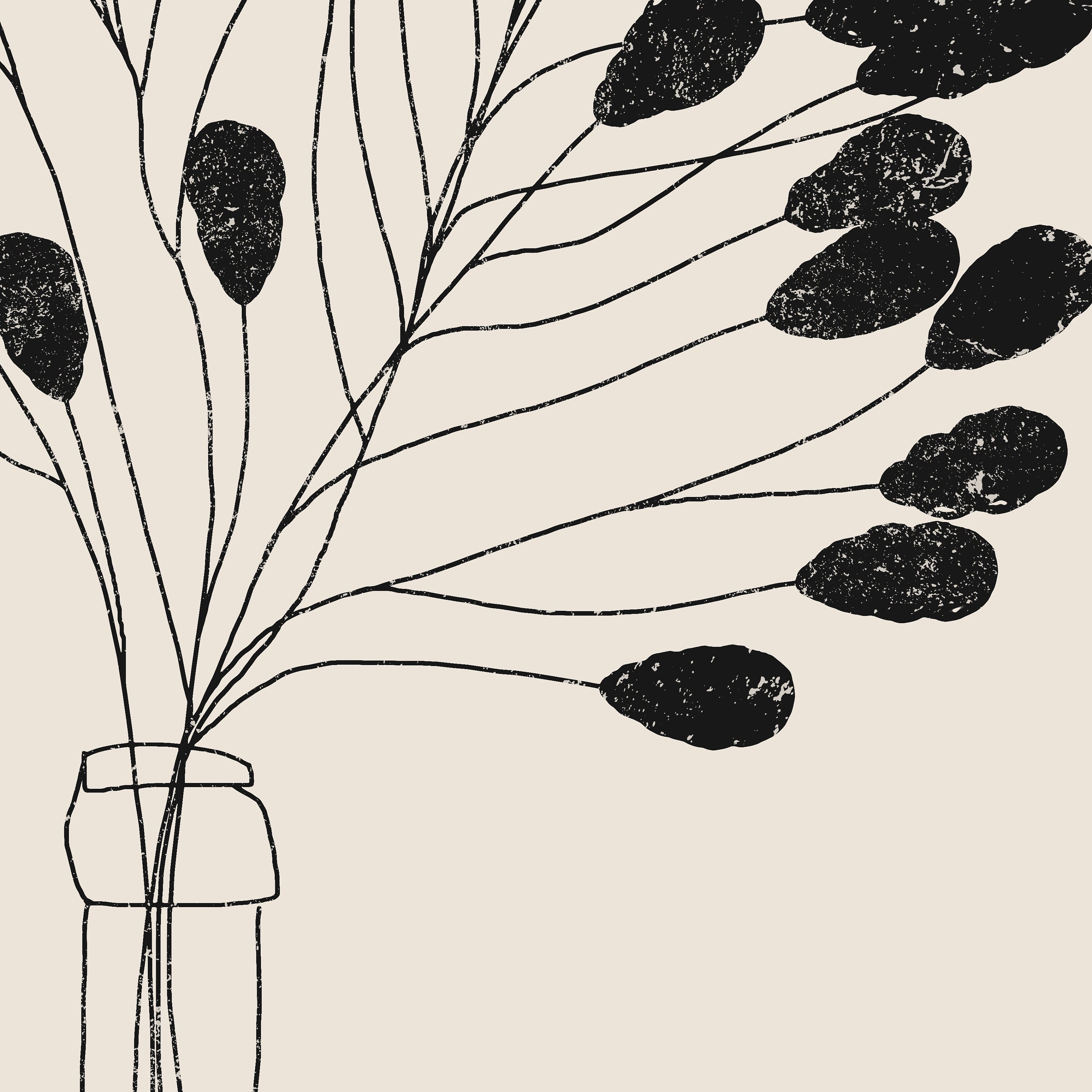 Downloadable Digital Print Minimalist Print Plant art | Etsy