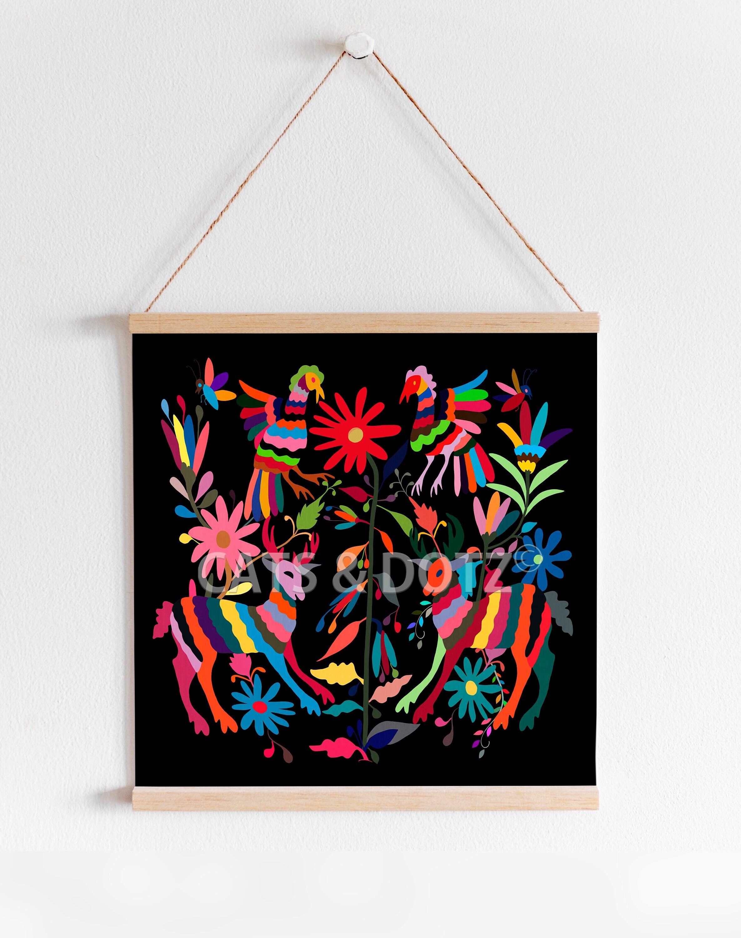 Downloadable Digital Print Mexican Art Abstract Colorful | Etsy