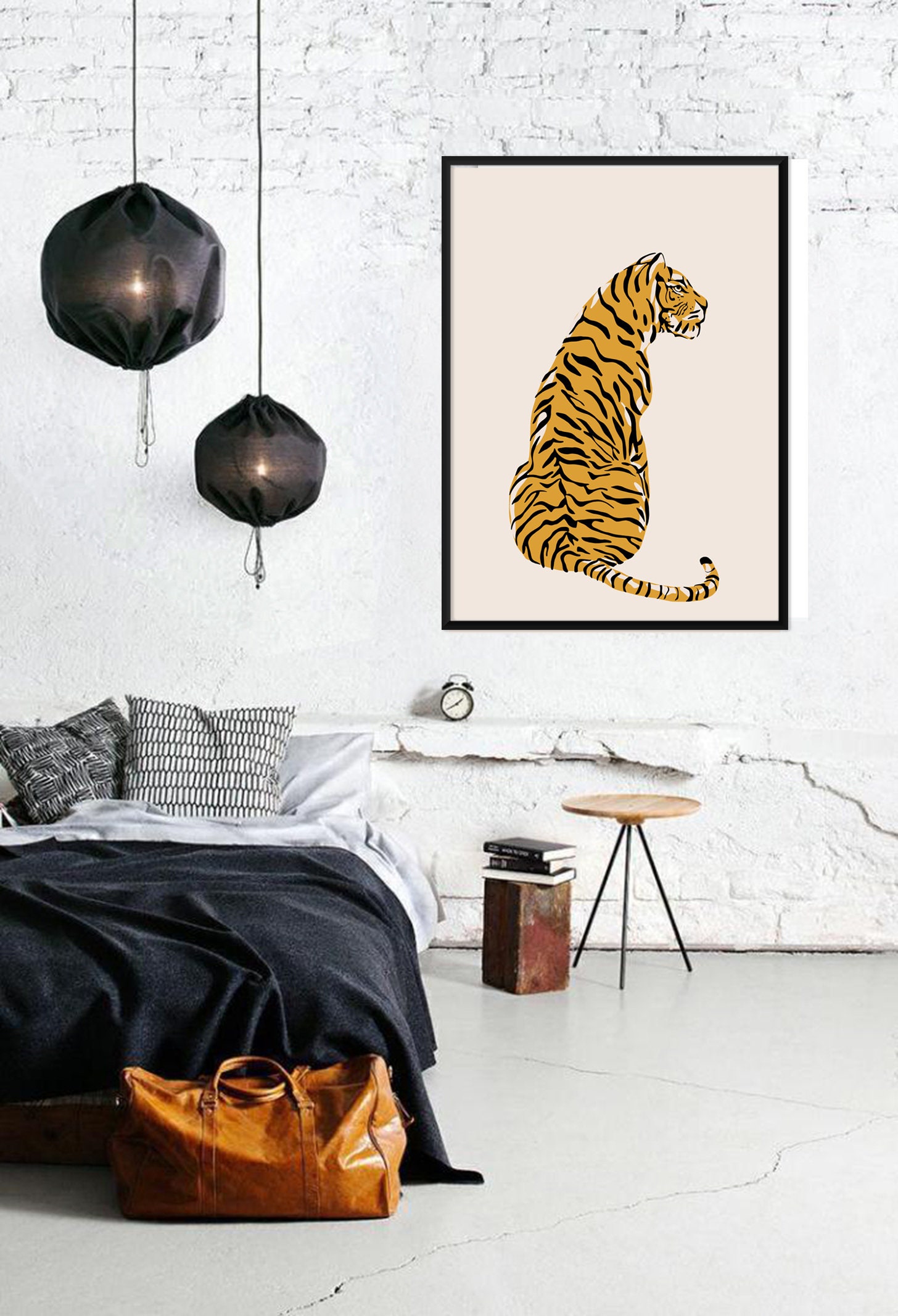 Downloadable Digital Print Tiger Print Modern decor Wall | Etsy