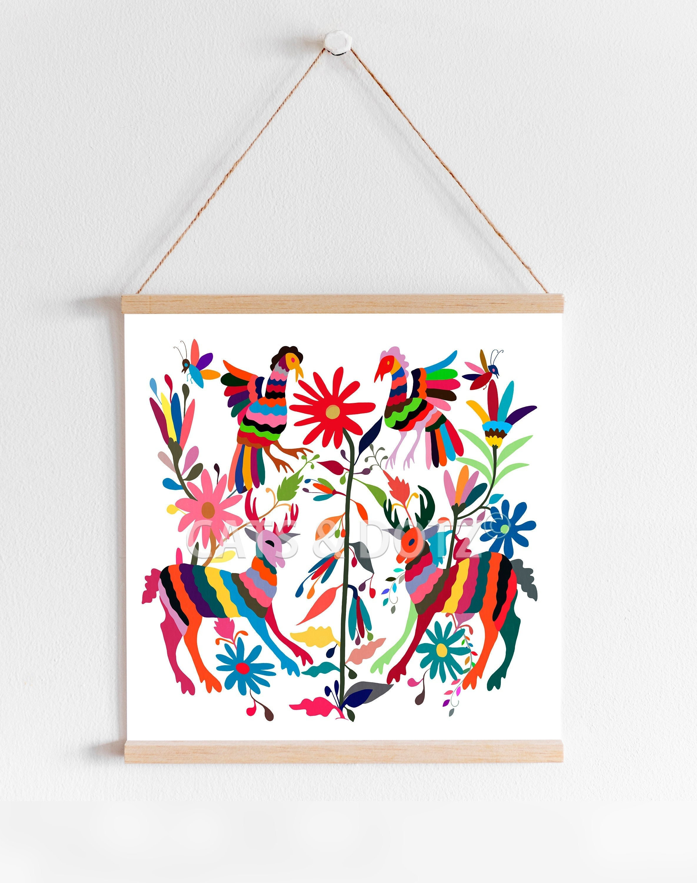 Downloadable Digital Print Mexican Art Abstract Colorful - Etsy