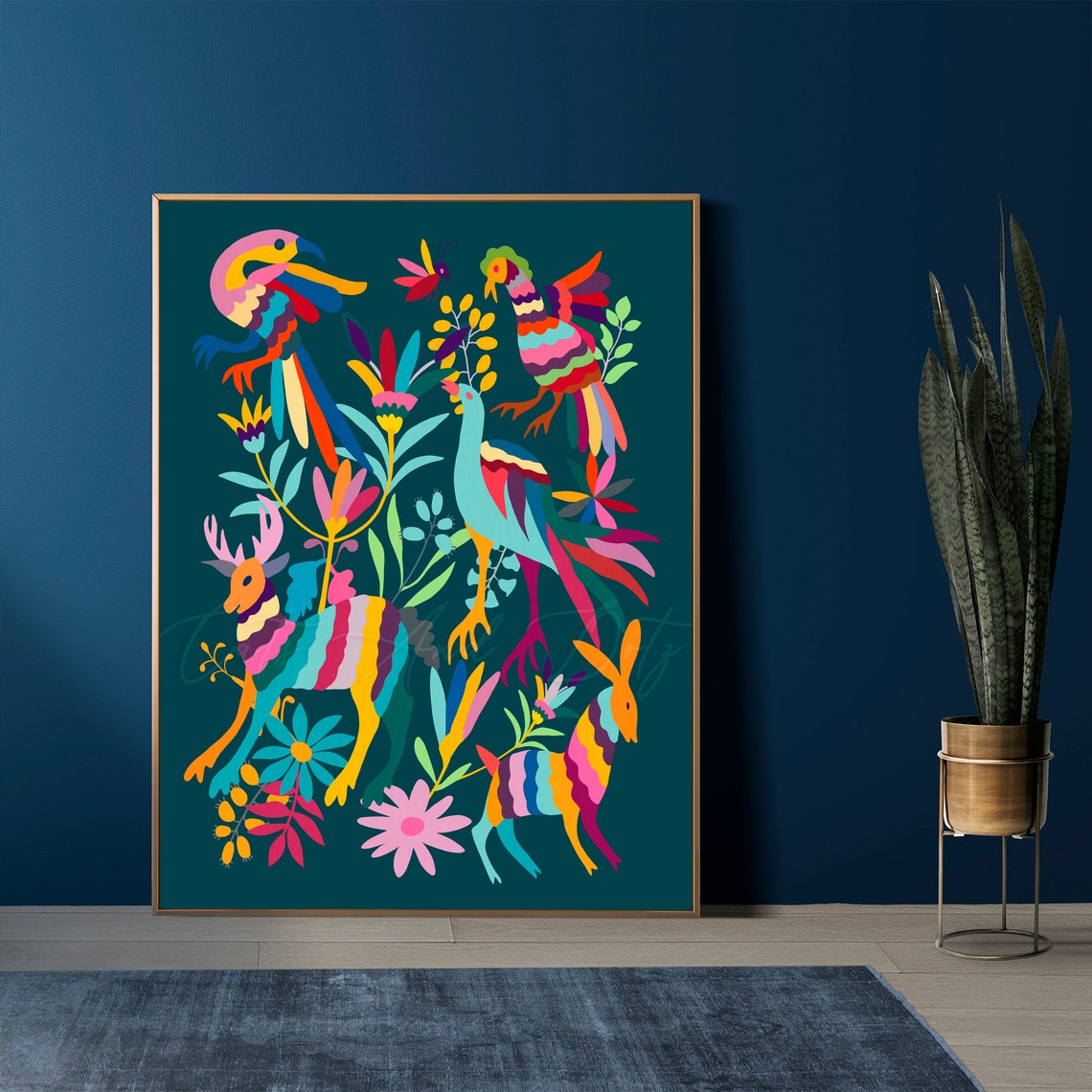 Downloadable Digital Print Mexican Print Mexican Otomi - Etsy