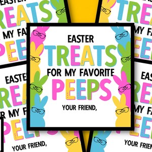 PEEP Easter Tag Editable | Easter Treats for My Favorite Peeps ...