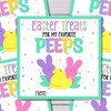 PEEP Easter Tag Editable Easter Treats for My Favorite Peeps Printable ...