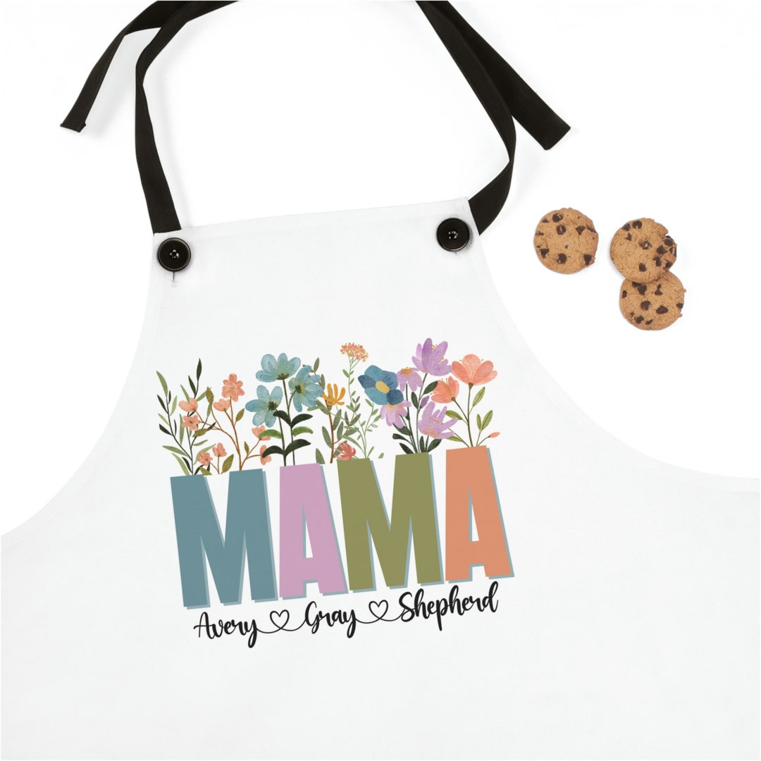 Custom Mama Apron | Mom Apron | Grandma Apron | Mommy| Granny | Mimi ...