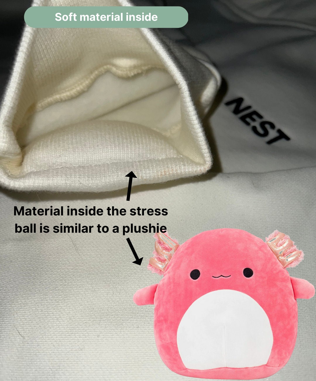 Hoodie With Built in Stress Ball anxiety Hoodie Mental - Etsy