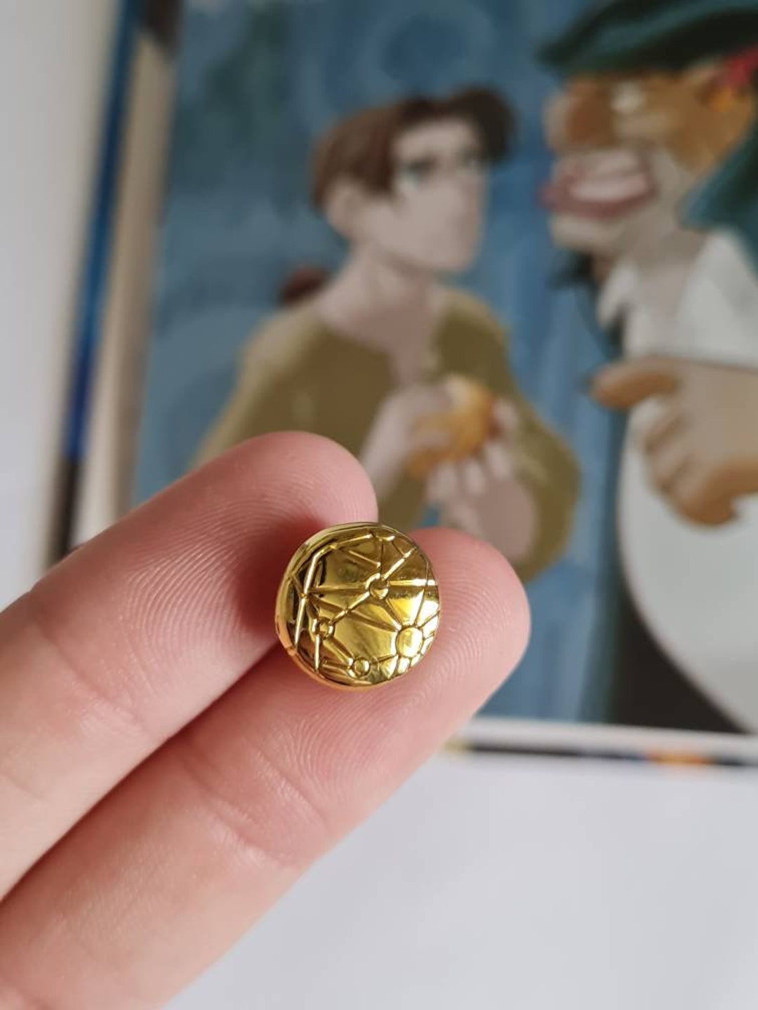 Treasure Planet Mini Map Inspired Pin Badge - Etsy