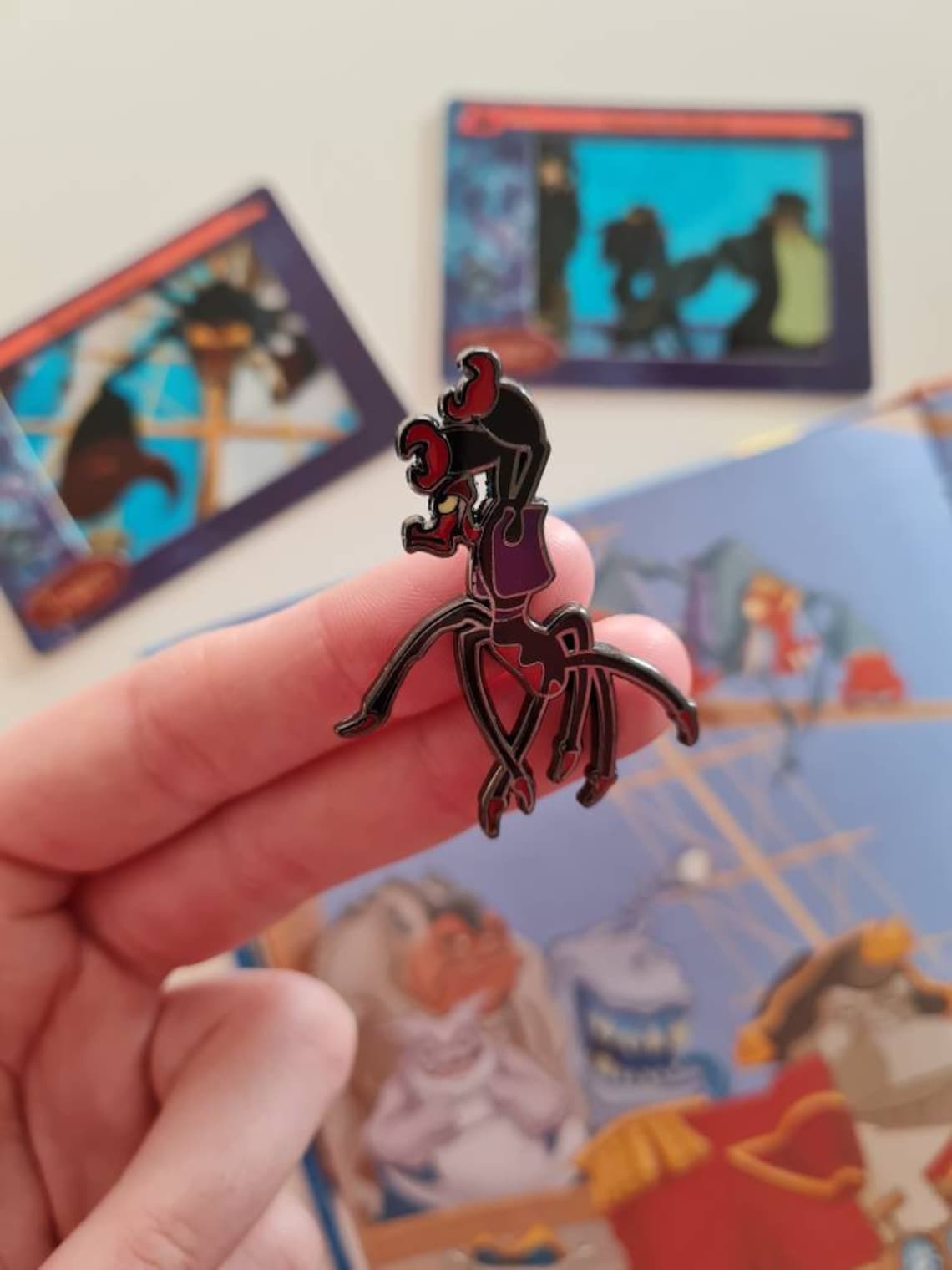 Spider Psycho Morph as Scroop Treasure Planet Inspired Pin Set - Etsy