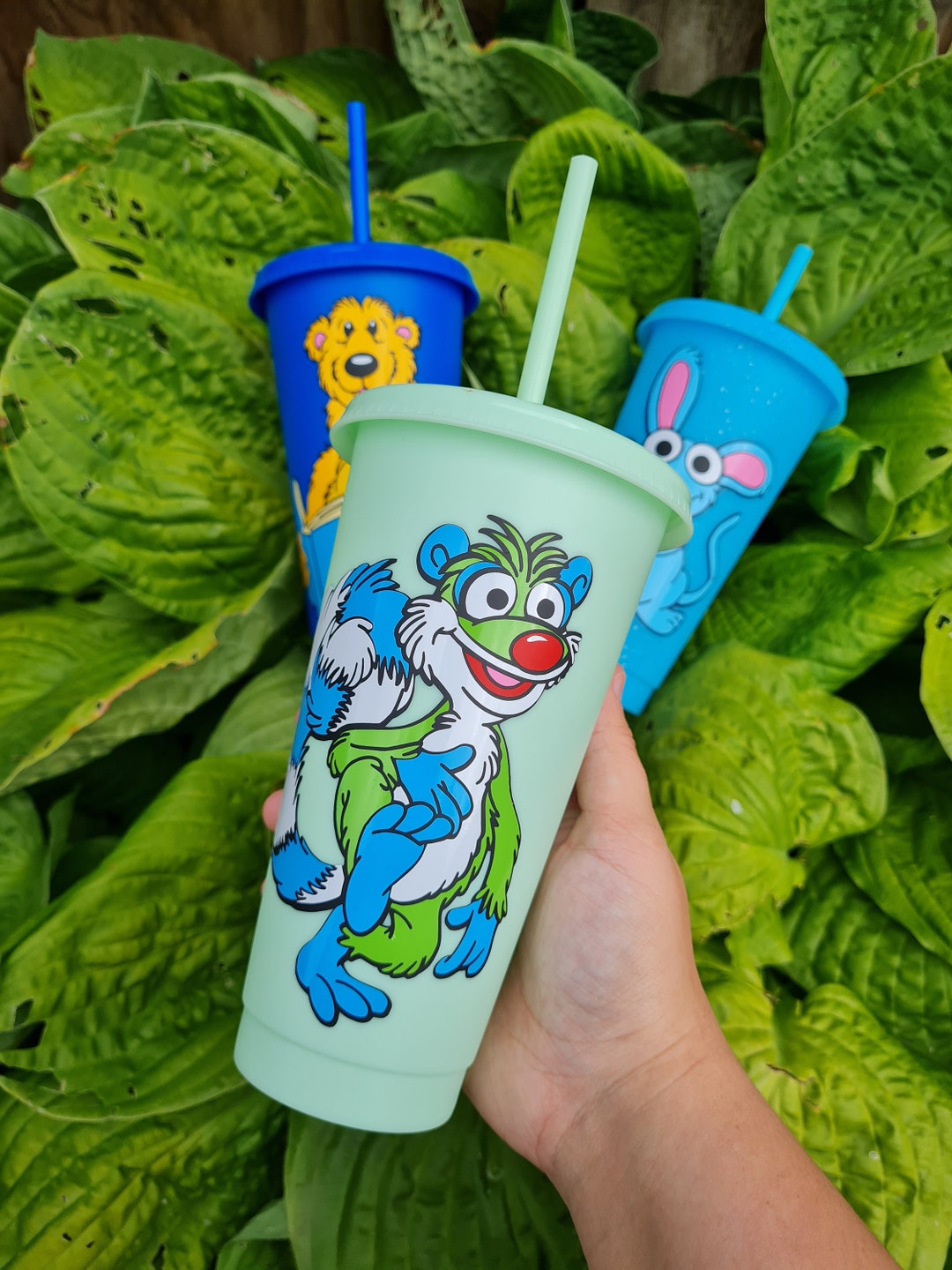 Treelo Bear in the Big Blue House Inspired Cold Cup Nostalgia Childhood ...