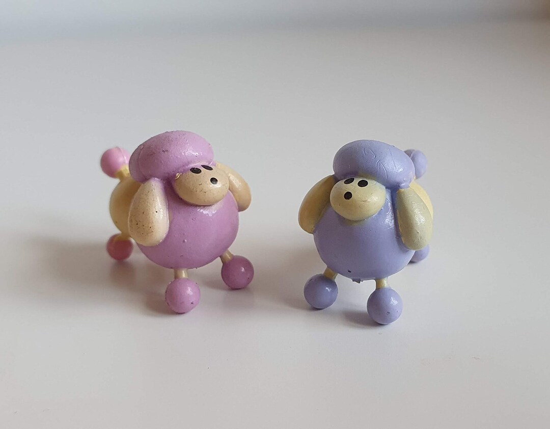 Mini Retro Poodle Figure - Etsy