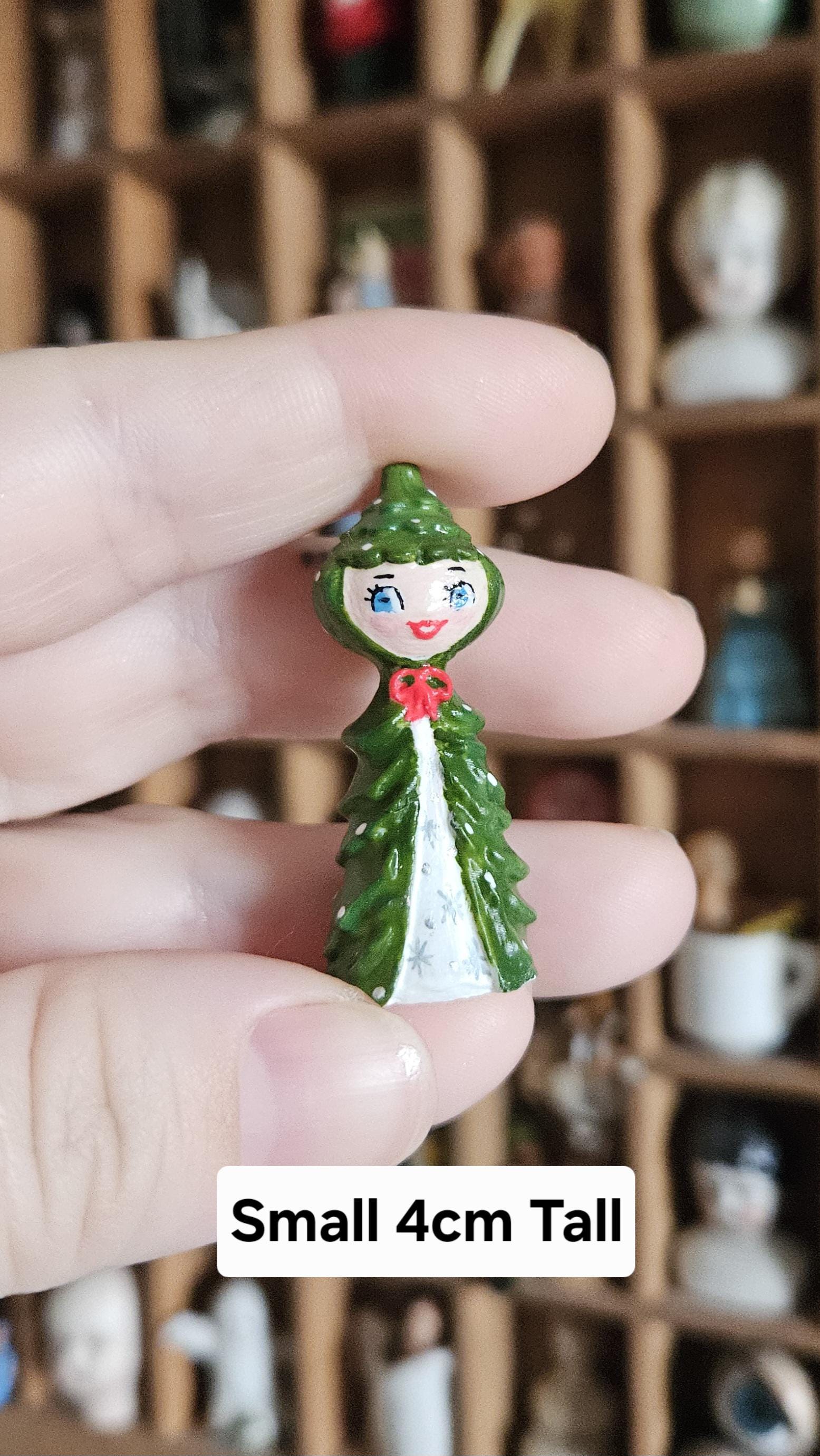 Handmade Miniature 50's Style Holt Howard Christmas Tree Girl ...