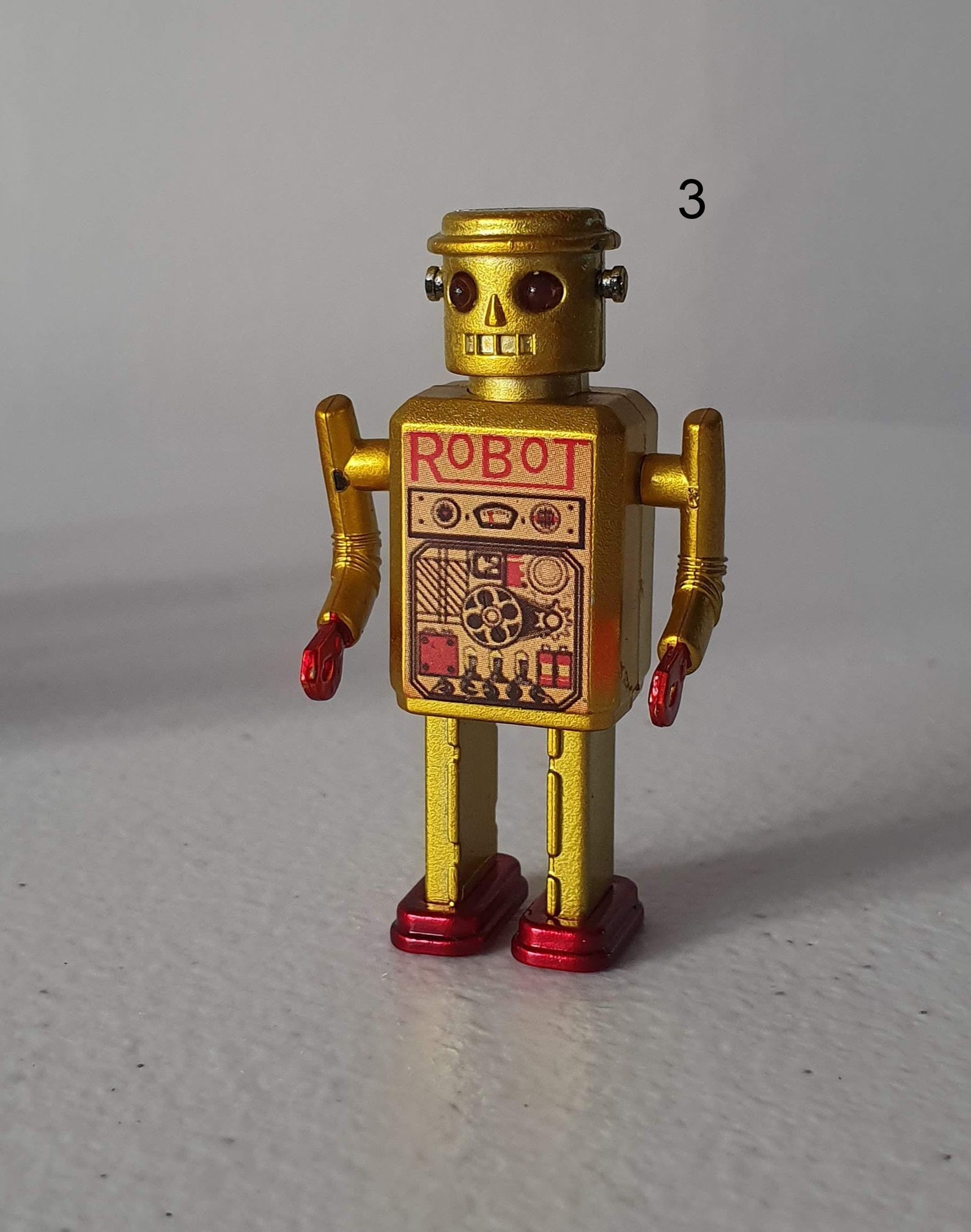Mini 2 Vintage Retro Robots Figure - Etsy