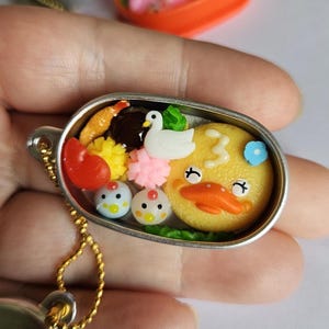 Mini Japanese Bento Box Keychains - Etsy
