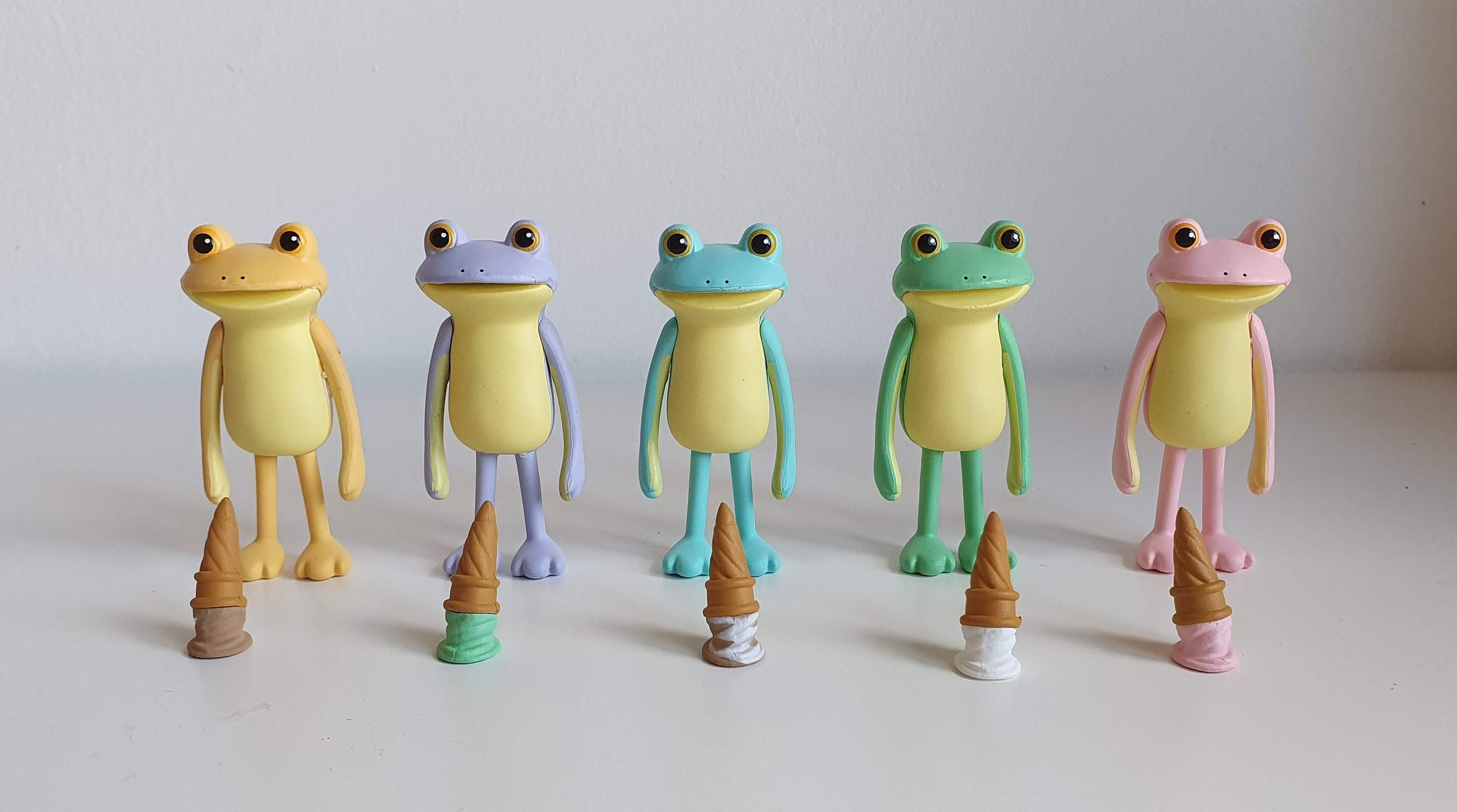 Cute Frog Figure With Dropped Icecream Gashapon - Etsy
