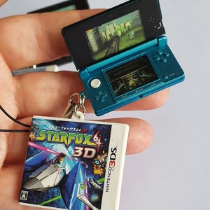 Miniature Nintendo 3DS Console With Game Zelda Mario Starfox | Etsy UK