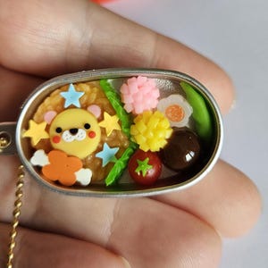 Mini Japanese Bento Box Keychains - Etsy