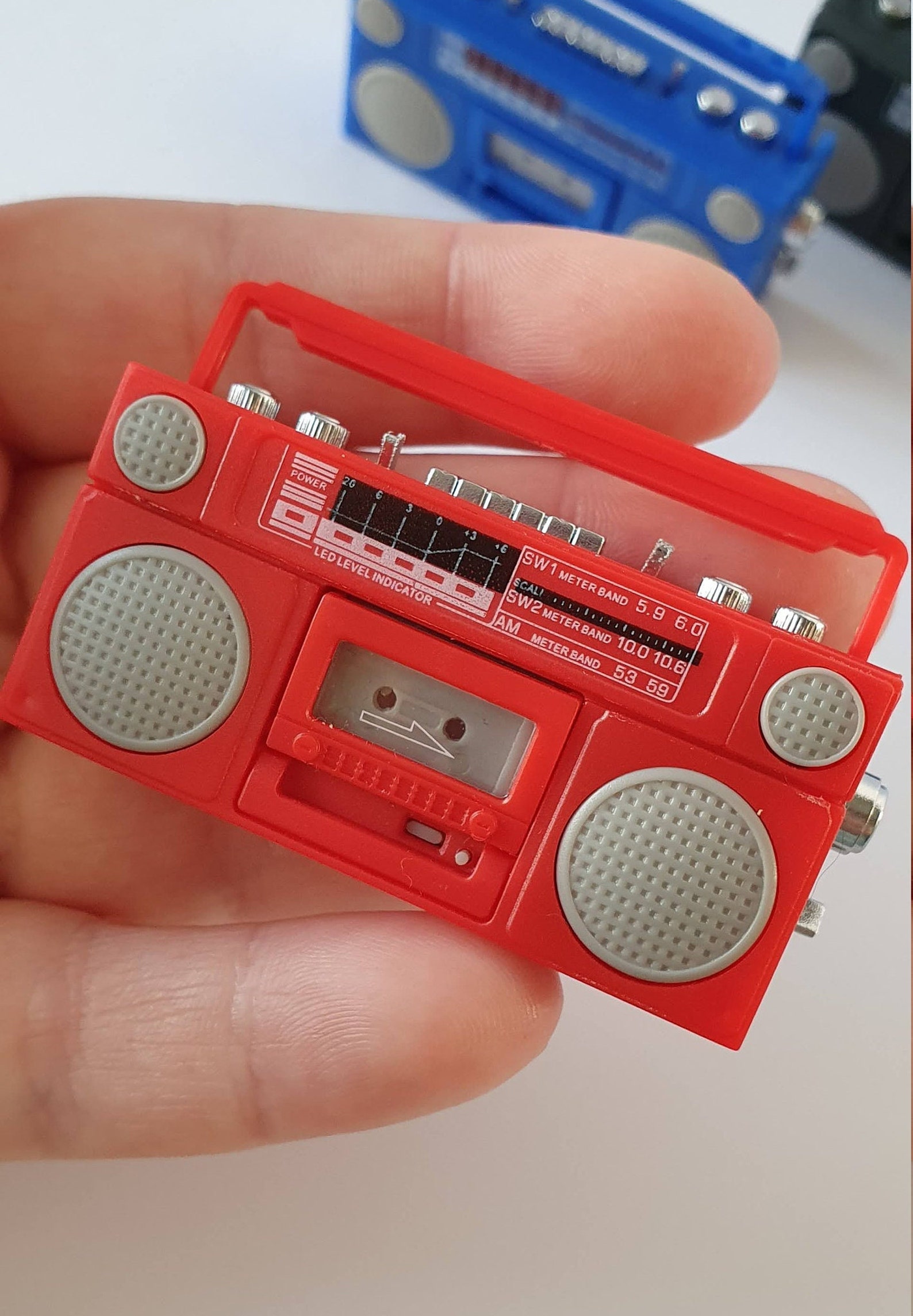 Miniature Retro Boombox Stereo Cassette Player | Etsy