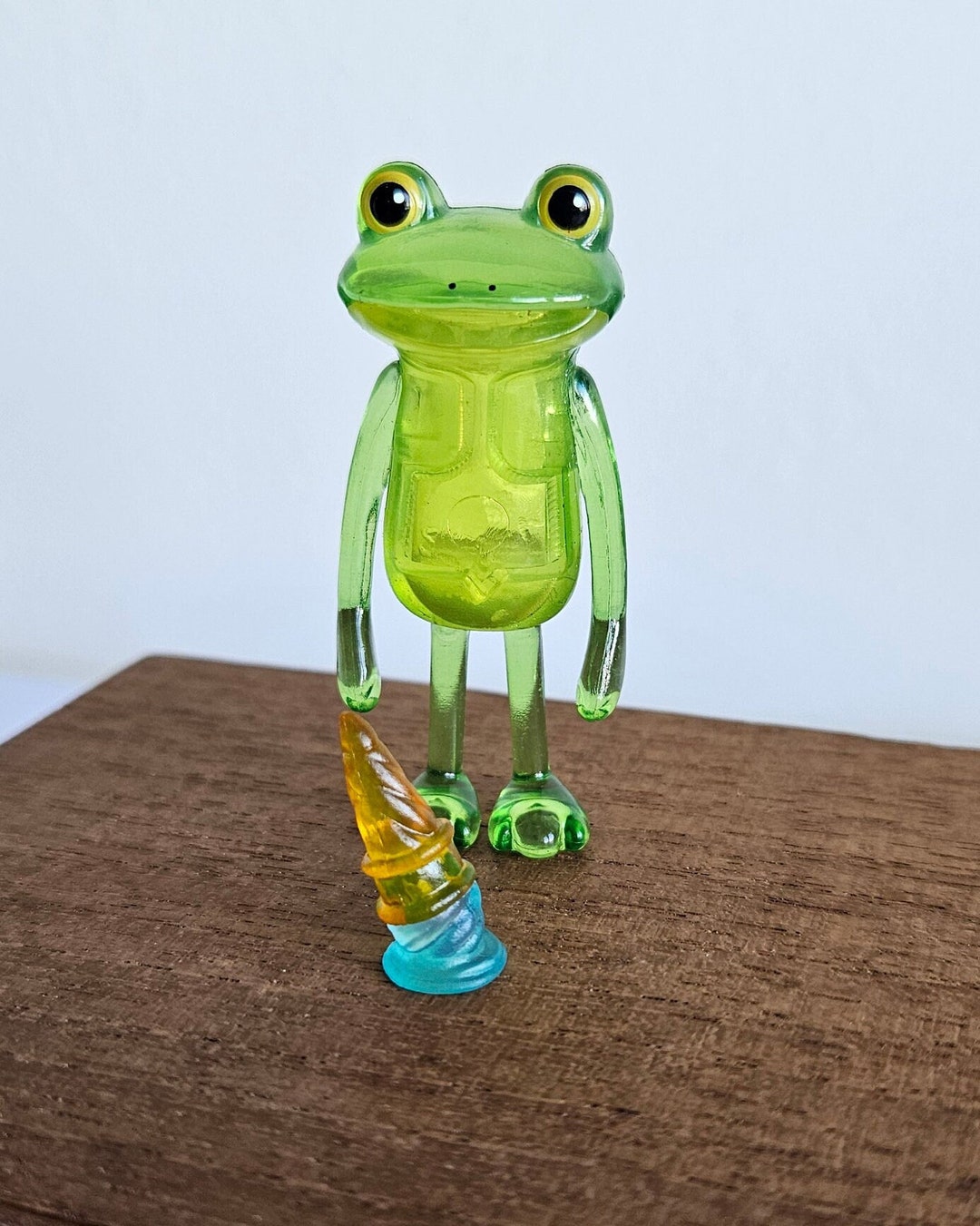 Cute Frog Figure With Dropped Icecream 6cm - Etsy