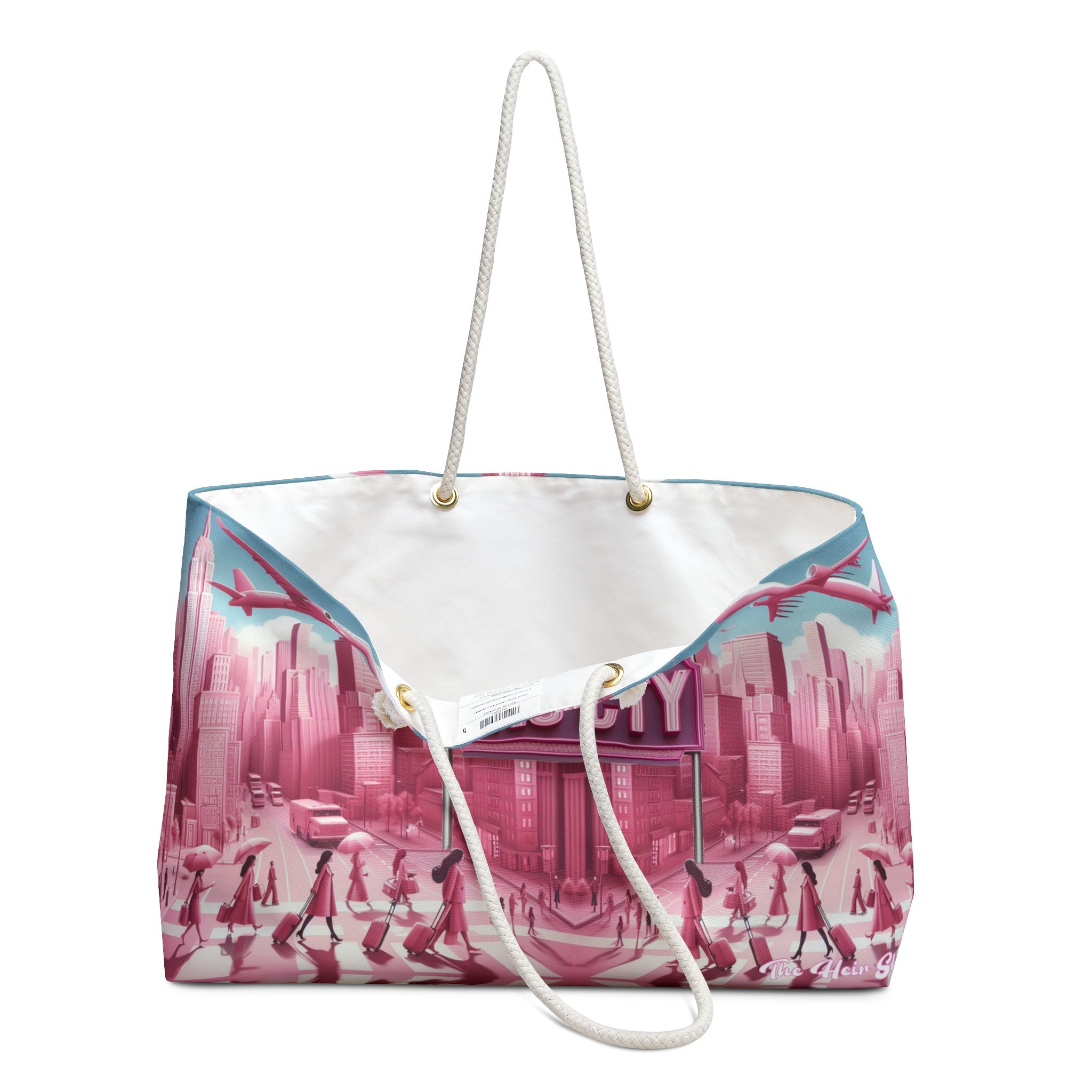 Pink City Weekender Bag - Etsy
