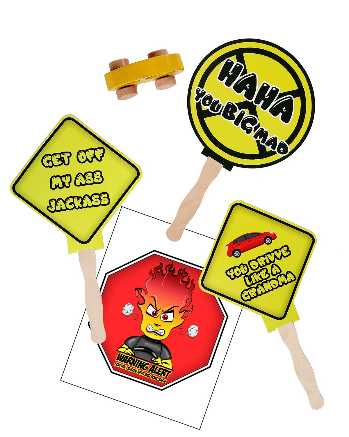 Road Rage Car Signs - Etsy