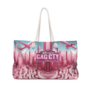 Pink City Weekender Bag - Etsy