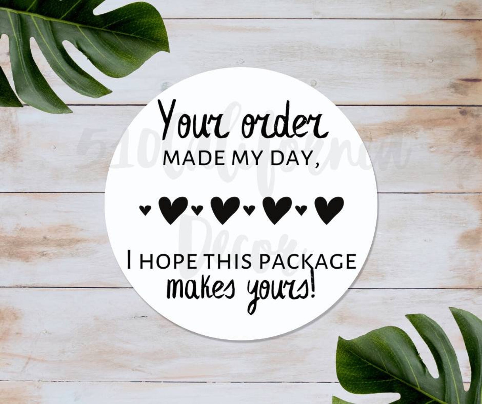 YOUR ORDER MADE Stickers Small Business Stickers Mail | Etsy