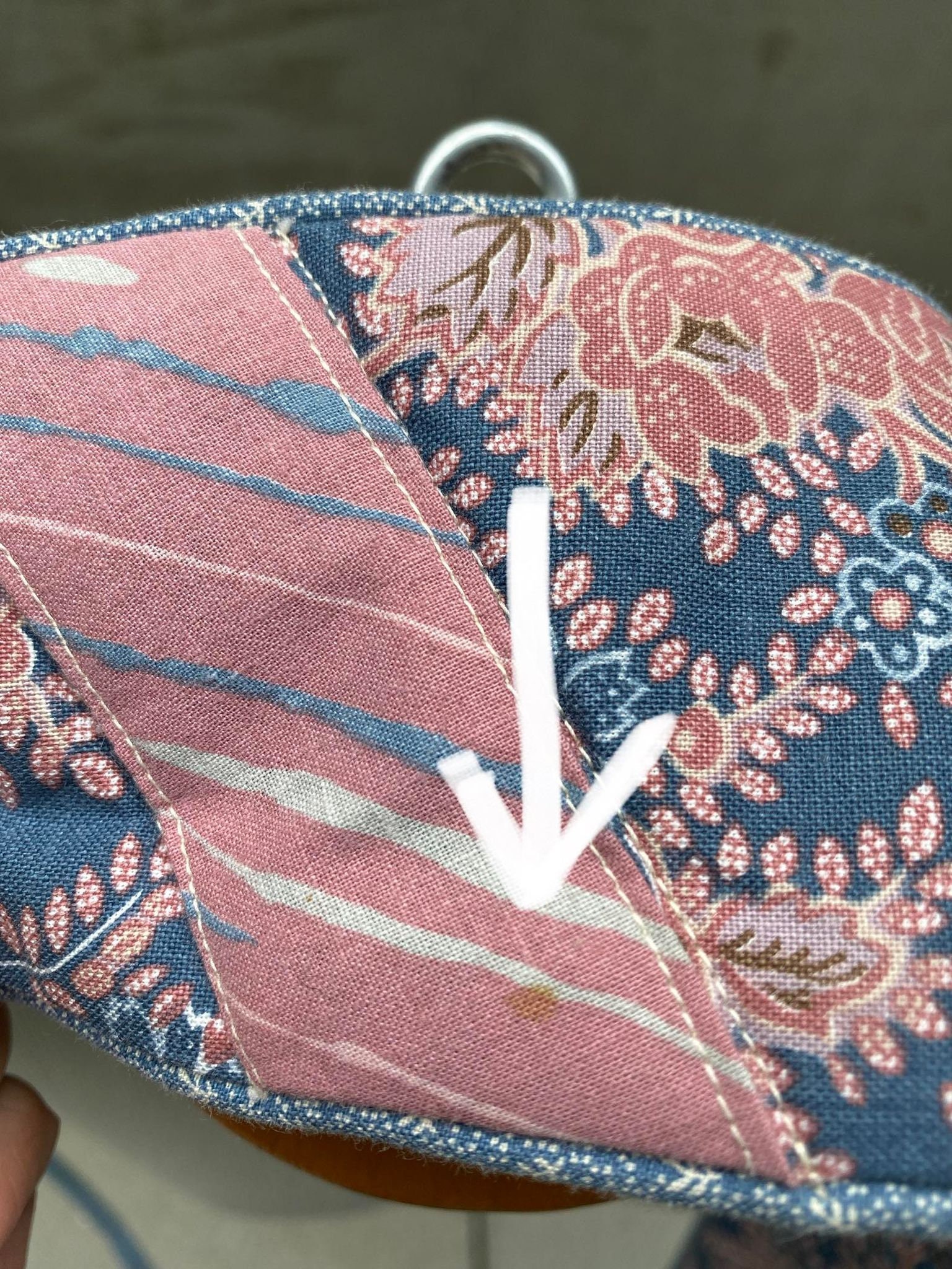 Vintage Quilted Obi Belt, 80s Wrap Belt, Floral Print Corset Belt, Blue ...