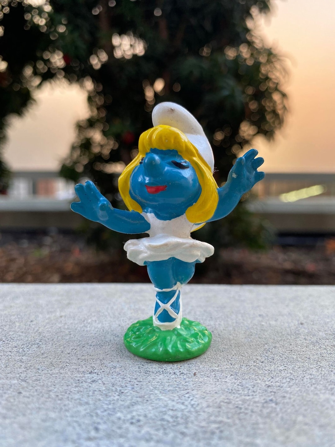 Vintage Smurfette Ballerina, Peyo Bully 5 W Germany Smurfs Collection ...